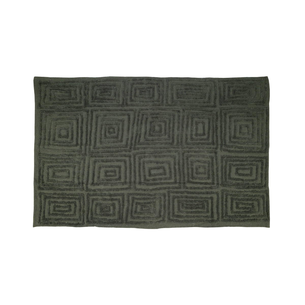 Eden 160 x 230cm Indigenous Design Bronze Green Tufted Rug - Bunnings ...