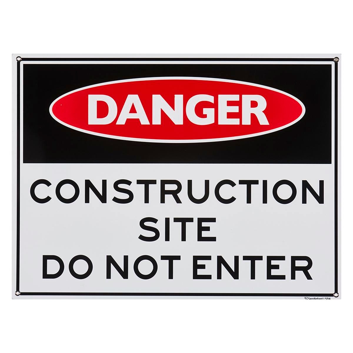 Sandleford 450 x 600mm Construction Site Plastic Sign - Bunnings Australia