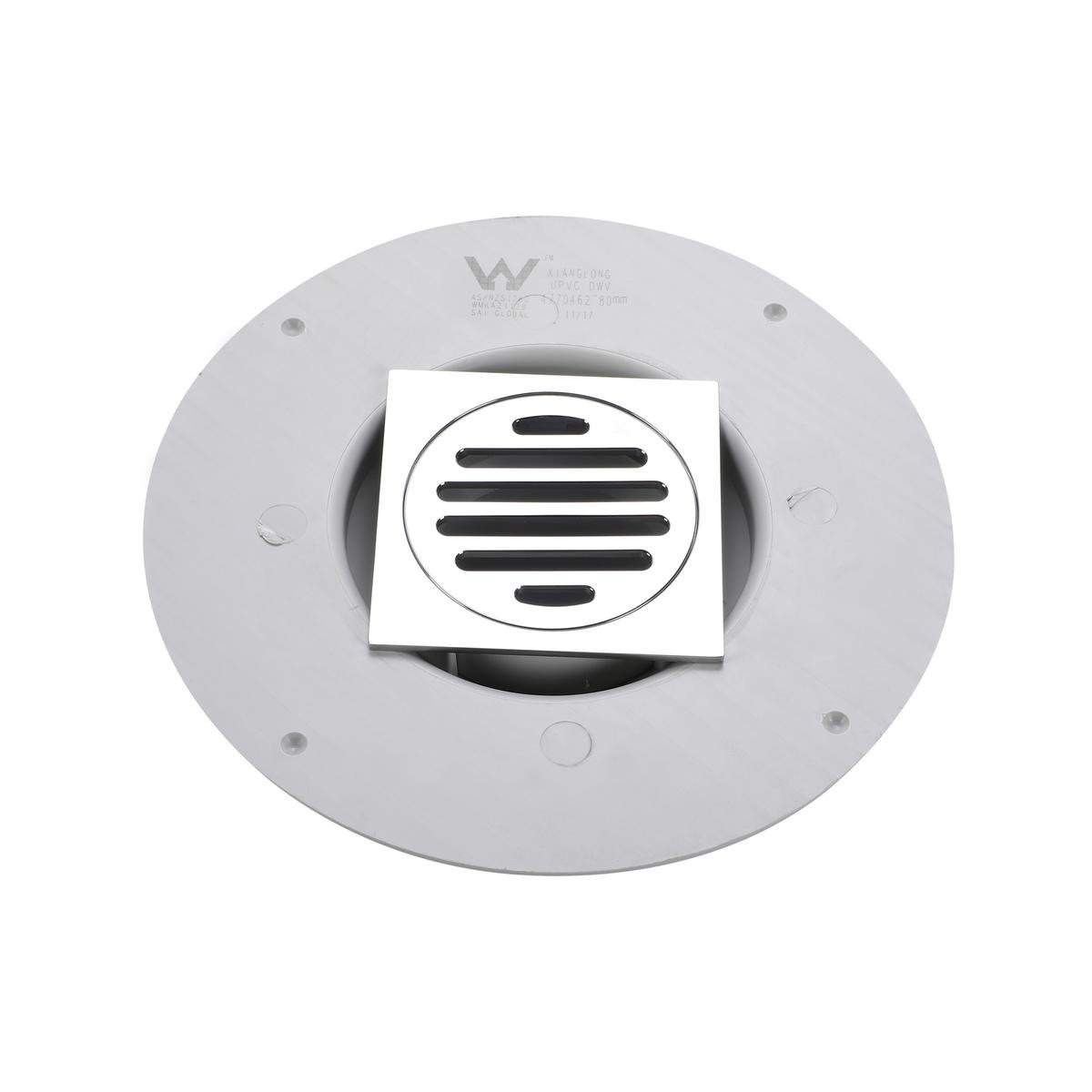 Kinetic 80mm Puddle Flange Kit Square Grate - Bunnings Australia