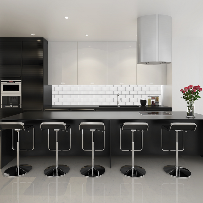 Bellessi 1220mm x 2440mm x 6mm Motiv Polymer Splashback - Subway Tile ...