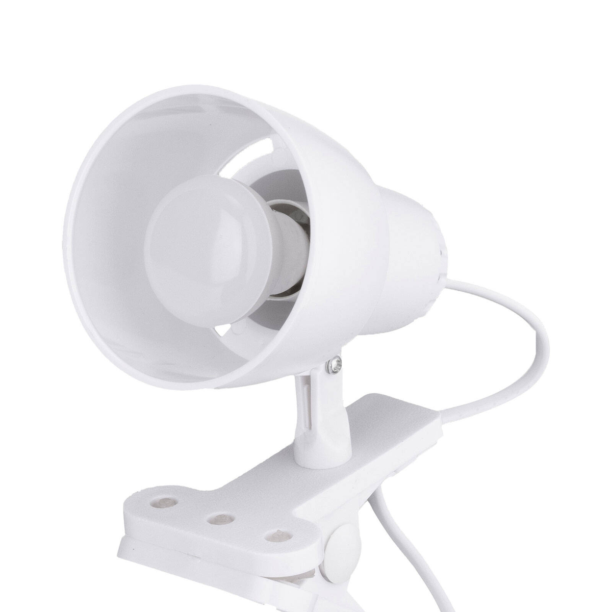 Verve Design White Cassy Clip Lamp - Bunnings Australia