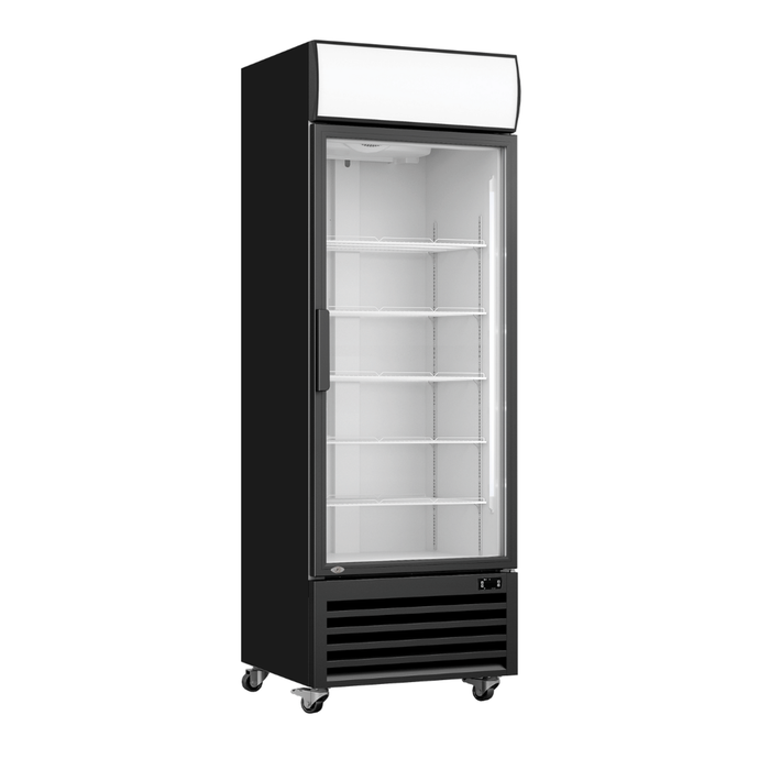 Thermaster Single Glass Door Colourbond Upright Drink Fridge LG-370BP ...