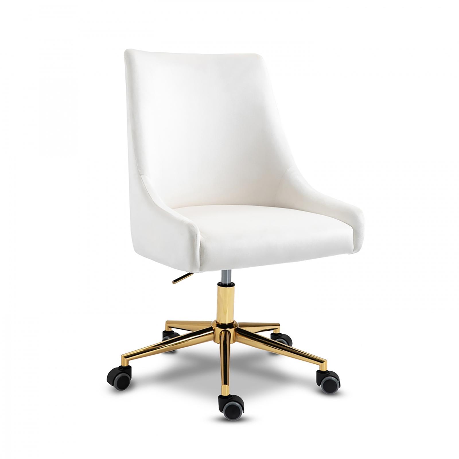 Gold white desk chair store