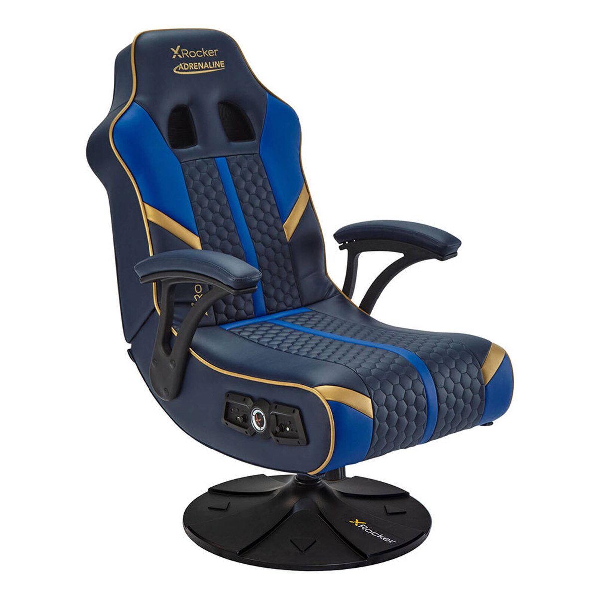 X Rocker Adrenaline 2.1 Bluetooth Audio Speaker Rocker Gaming Chair w ...