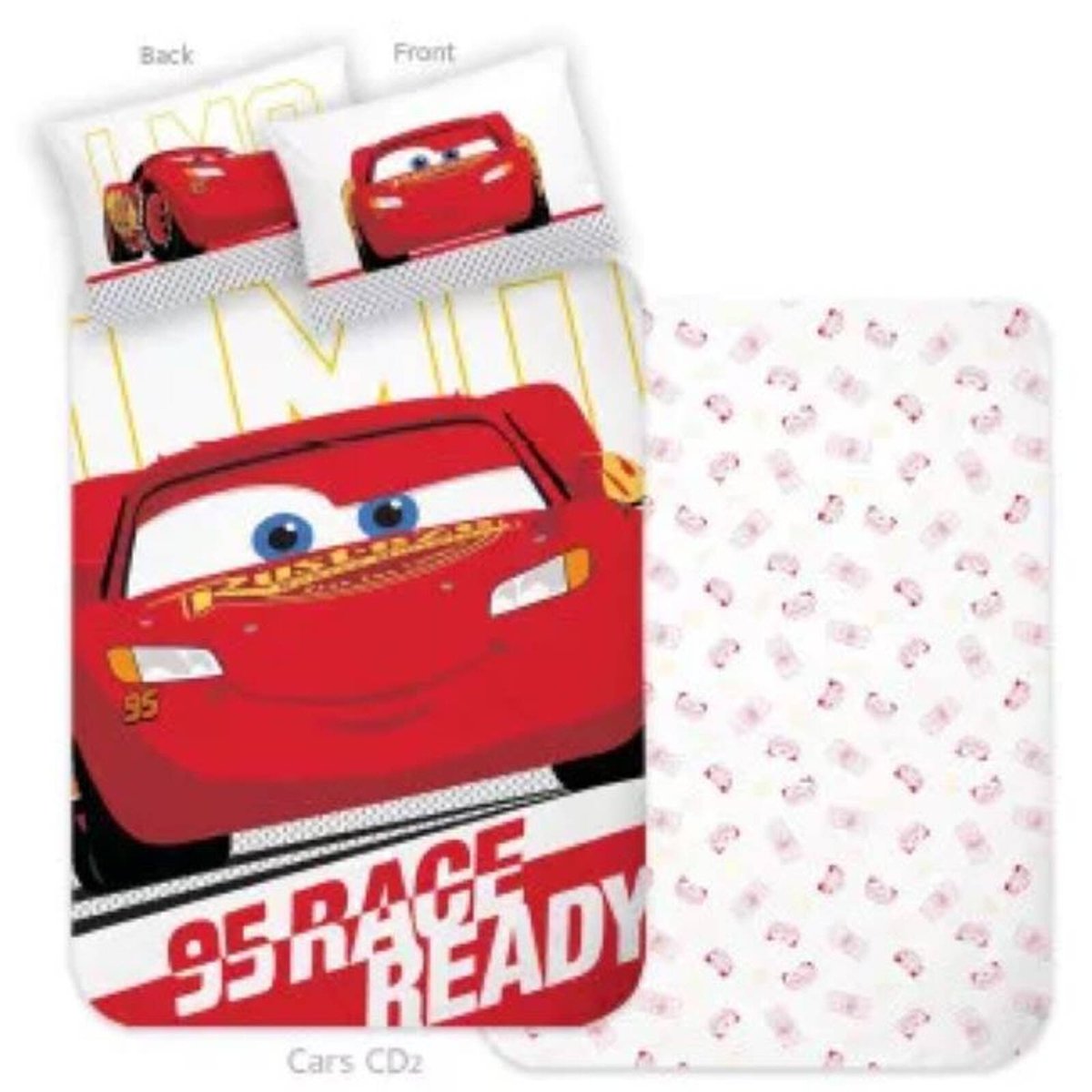 Disney Cars Lightning Mcqueen Race Ready Cotton Kids Quilt Cover Set ...