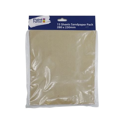 Paint Partner Assorted Sanding Sheets - 15 Pack - Bunnings New Zealand
