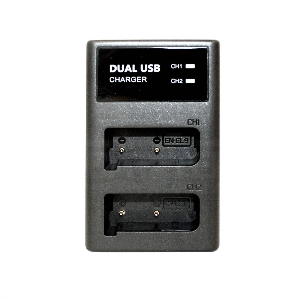 External USB Dual Battery Charger for Nikon D3000 D5000 D40 EN-EL9 ...
