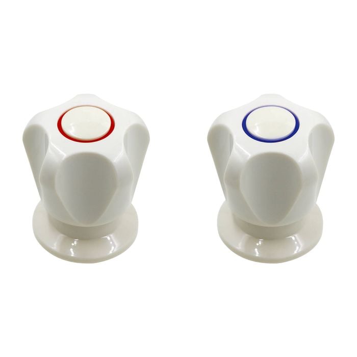 Shaw & Mason Ivory Classic Basin Top Assembly - Pair - Bunnings Australia