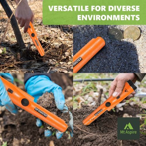 MT ASPIRE Metal Detector IP66 Waterproof Pinpointer Handheld Search ...