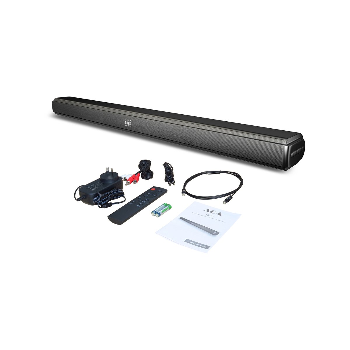 AOA SB111 2.2CH High Quality BT 5.0 120w SOUNDBAR HDMI ARC Optical USB ...