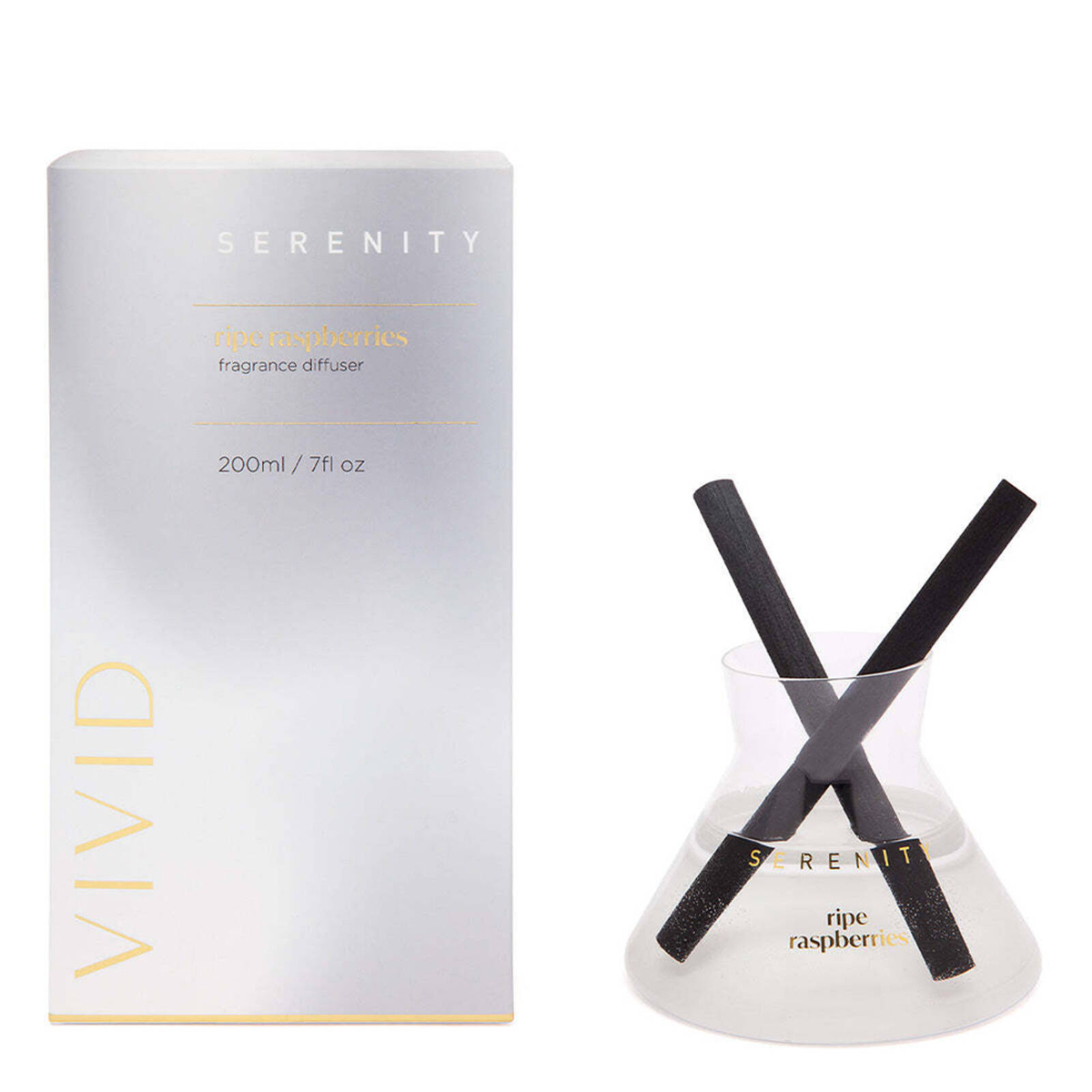 Serenity Vivid 200ml Reed Diffuser - Ripe Raspberries - Bunnings Australia
