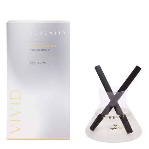 Serenity Vivid 200ml Reed Diffuser - Ripe Raspberries - Bunnings Australia