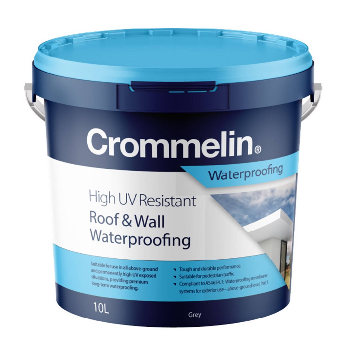 Crommelin 10L High UV Resistant Roof and Wall Waterproofing - Bunnings ...