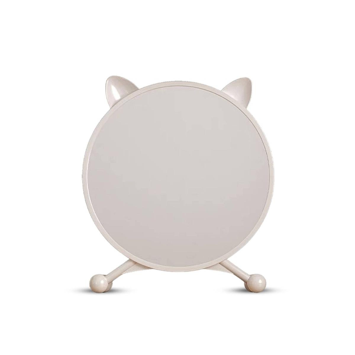 SOGA 30cm White Cat Ear Makeup Mirror No LED - Bunnings Australia