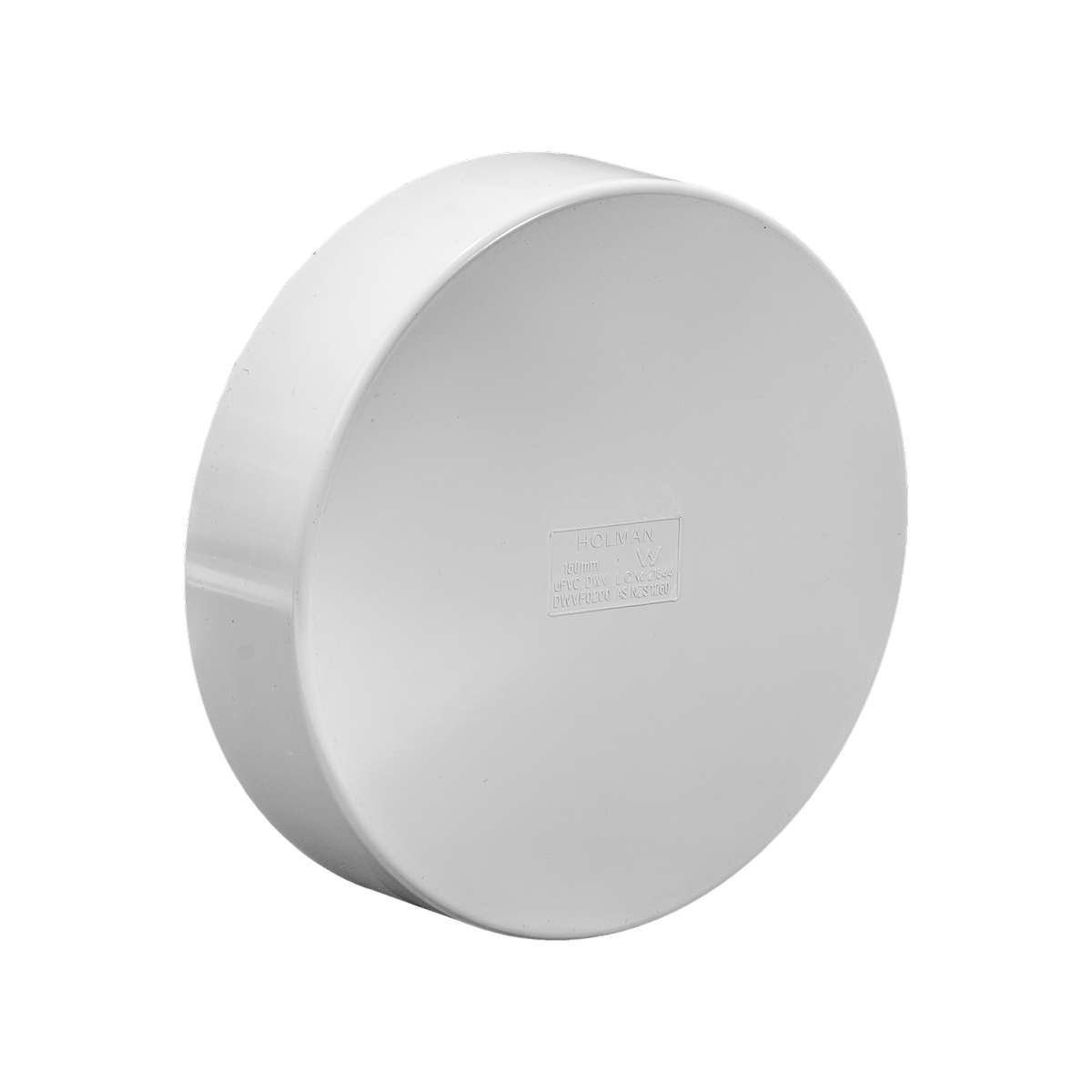 Holman 150mm PVC DWV Push On Cap - Bunnings Australia