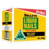 Selleys 420g Construction Adhesive Liquid Nails Fast Grab - 20 Pack ...