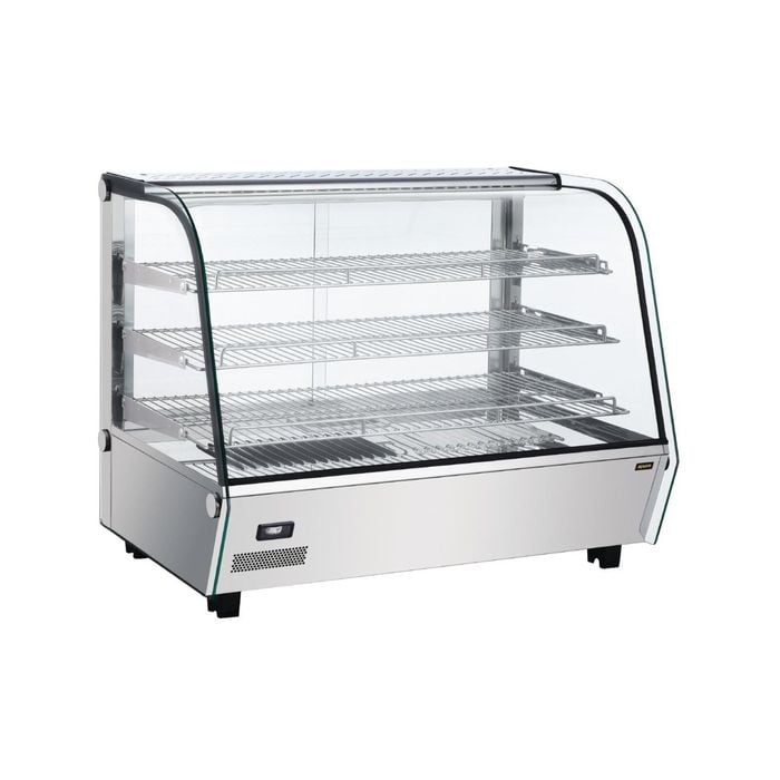 Apuro Heated Display Merchandiser 160Ltr - Countertop Hot Food Displays ...