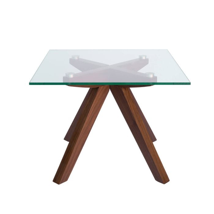 SK Designer Living | Amber Collection | Square Glass Side Table ...