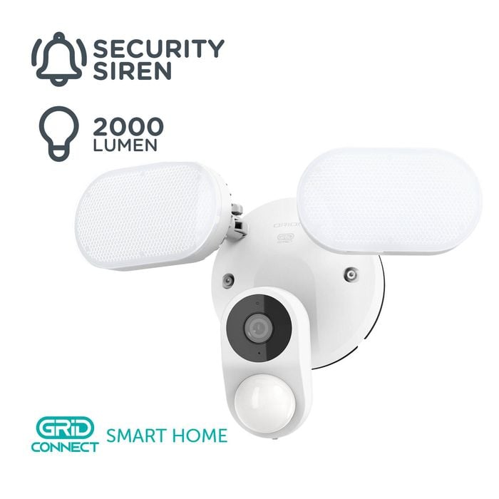 Orion Grid Connect Smart HD 3MP Security Camera and Twin Floodlight ...