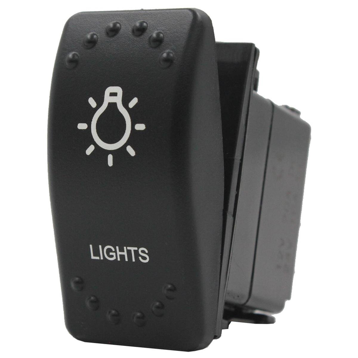 Switch Boss Dual Green LED Laser Etched Rocker Switch - Lights ...