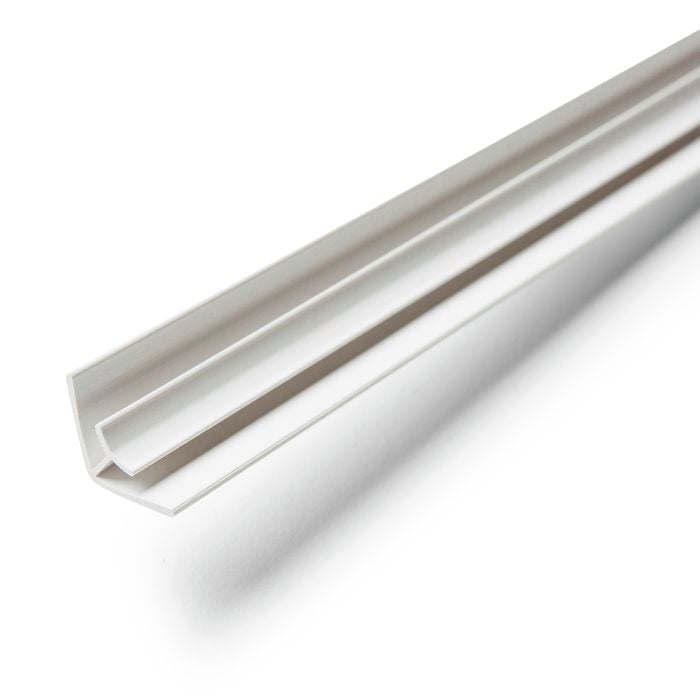 Wall Art 2400mm Linear Internal Corner Joiner - Snow White - Bunnings Australia