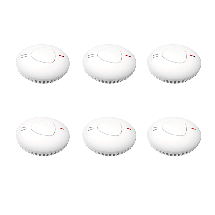 FirePro Interconnectable 10-Year Wireless Smoke Alarm - 6 Pack ...