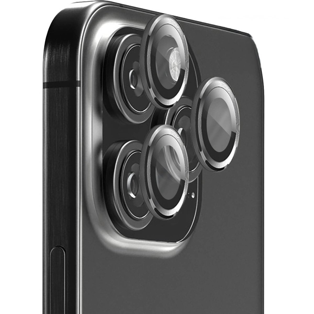 50pc EFM Camera Lens Protector Bulk Set for iPhone 16 Pro/16 Pro Max ...