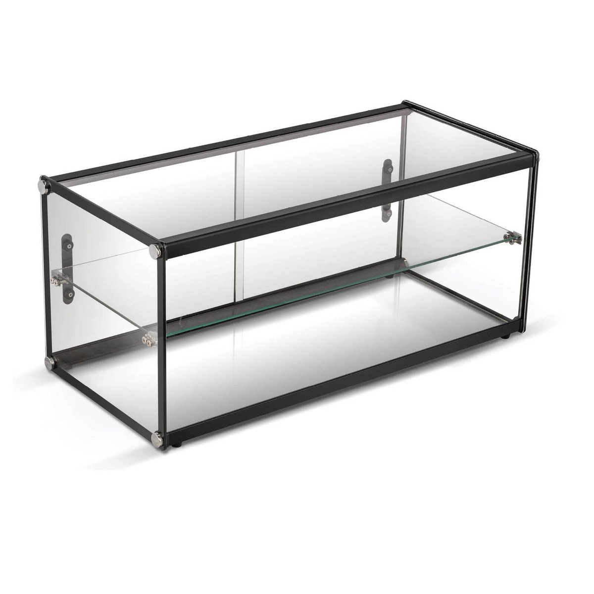 Exquisite Two Tiers Flat Glass Ambient Cake Display - Bunnings Australia