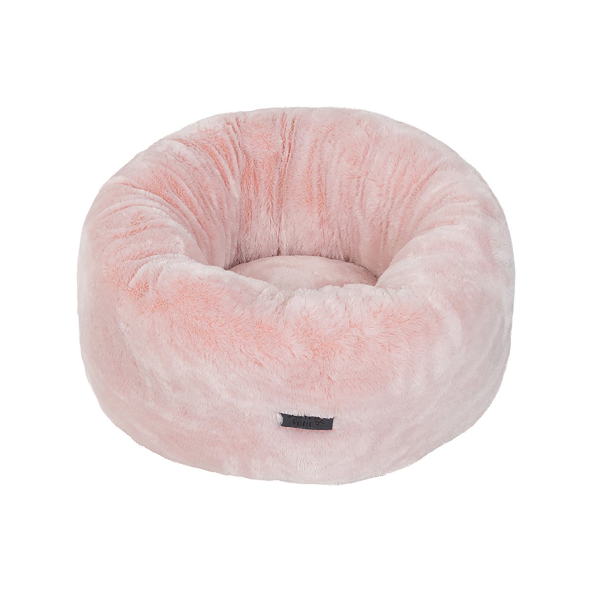Baxter Bone Pink Faux Fur Plush Donut Pet Bed - Large - Bunnings Australia