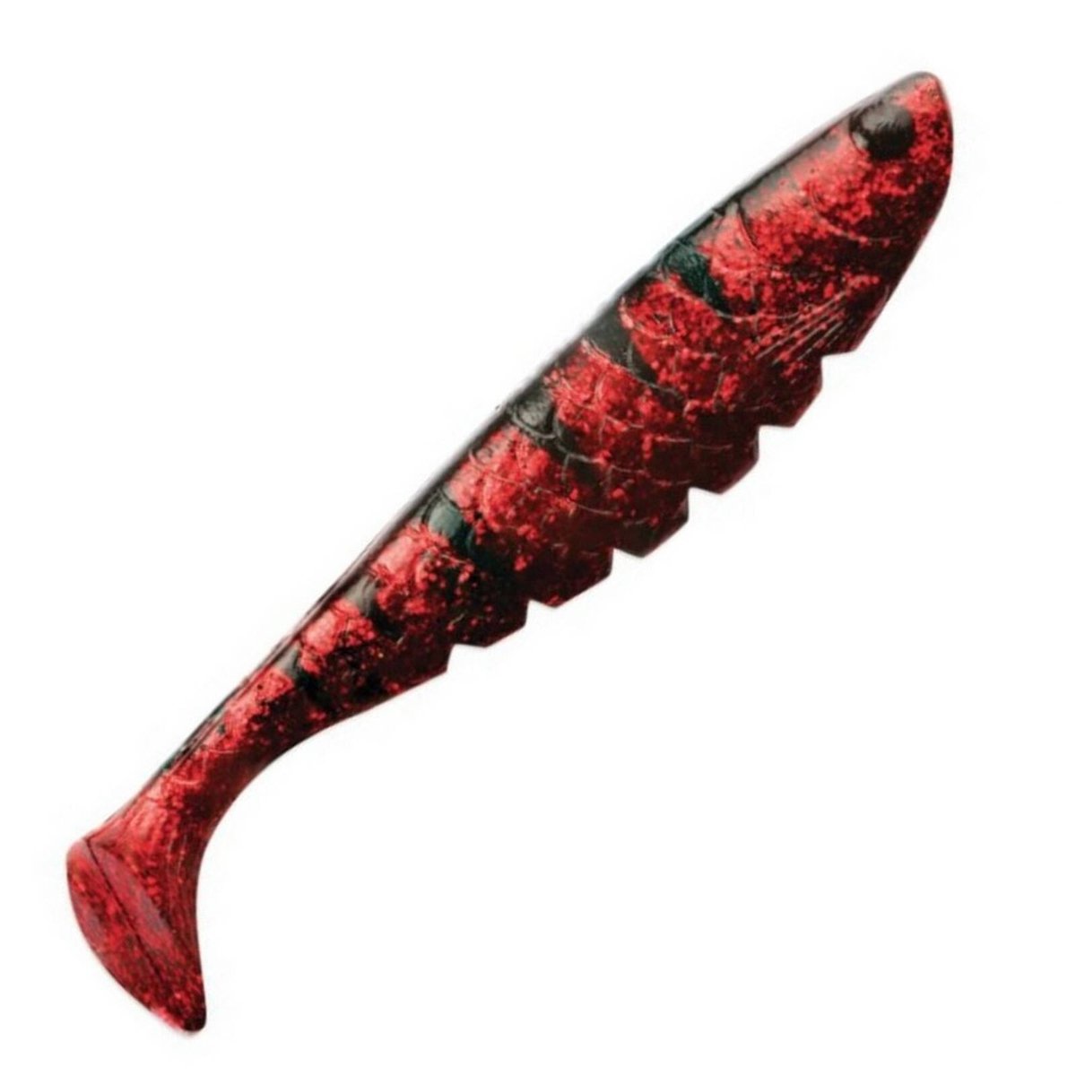 23cm Storm RIP Shad Soft Plastic Fishing Lure - Red Frost Demon ...