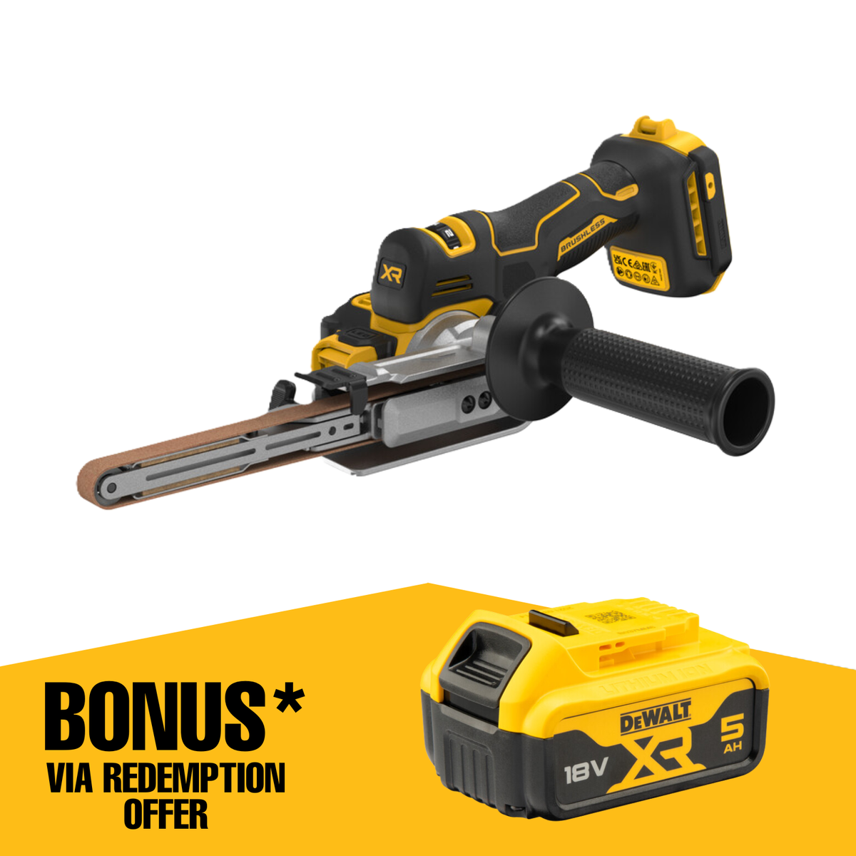 DeWALT 18V Cordless Band File - Bare Unit - Bunnings Australia