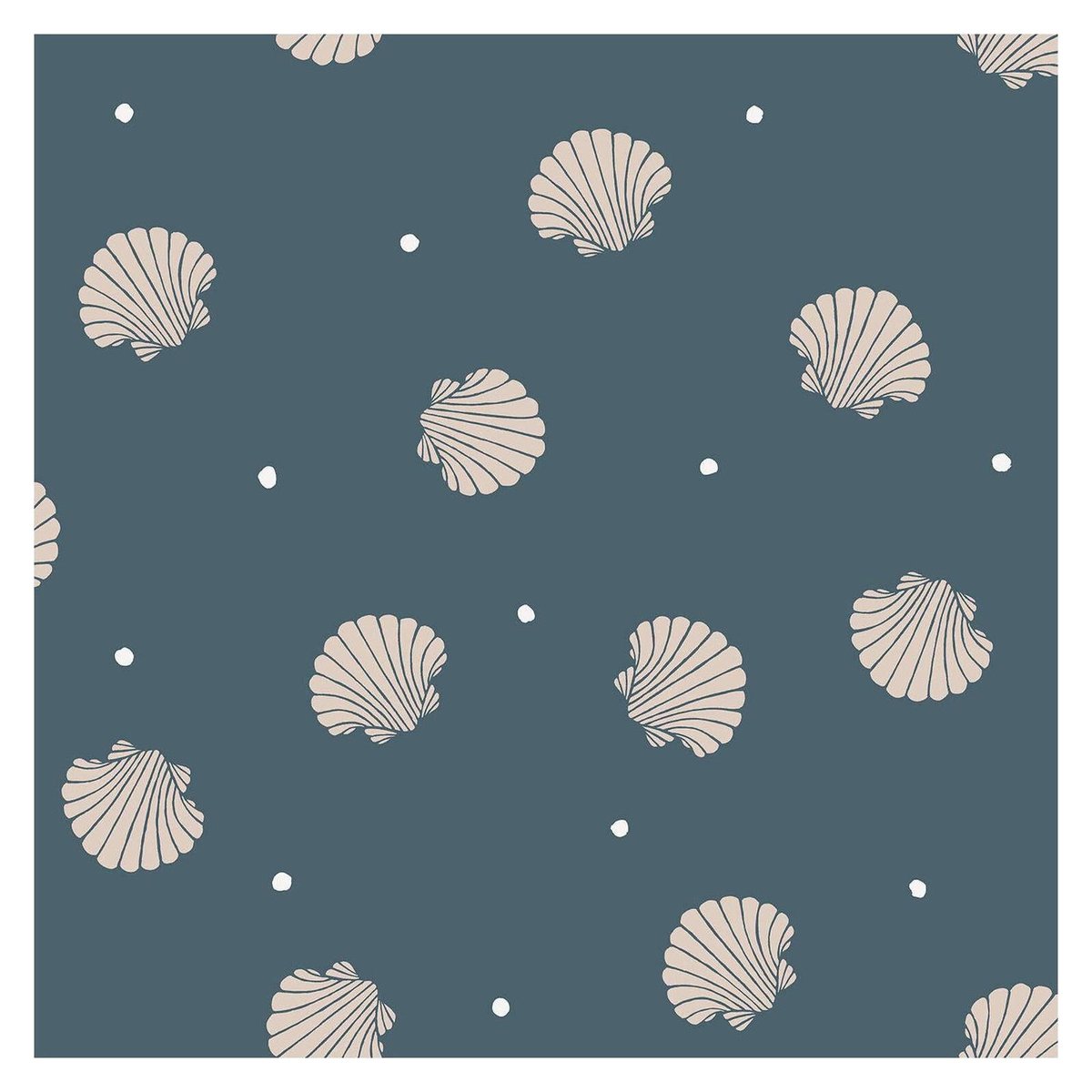 Wallpaper Rio Shells Blue - Bunnings Australia