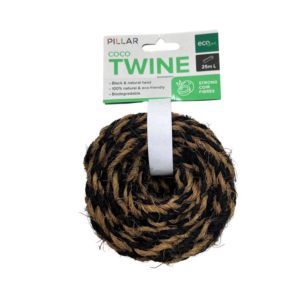 Pillar 25m Black And Natural Twist Coco Twine - Bunnings New Zealand