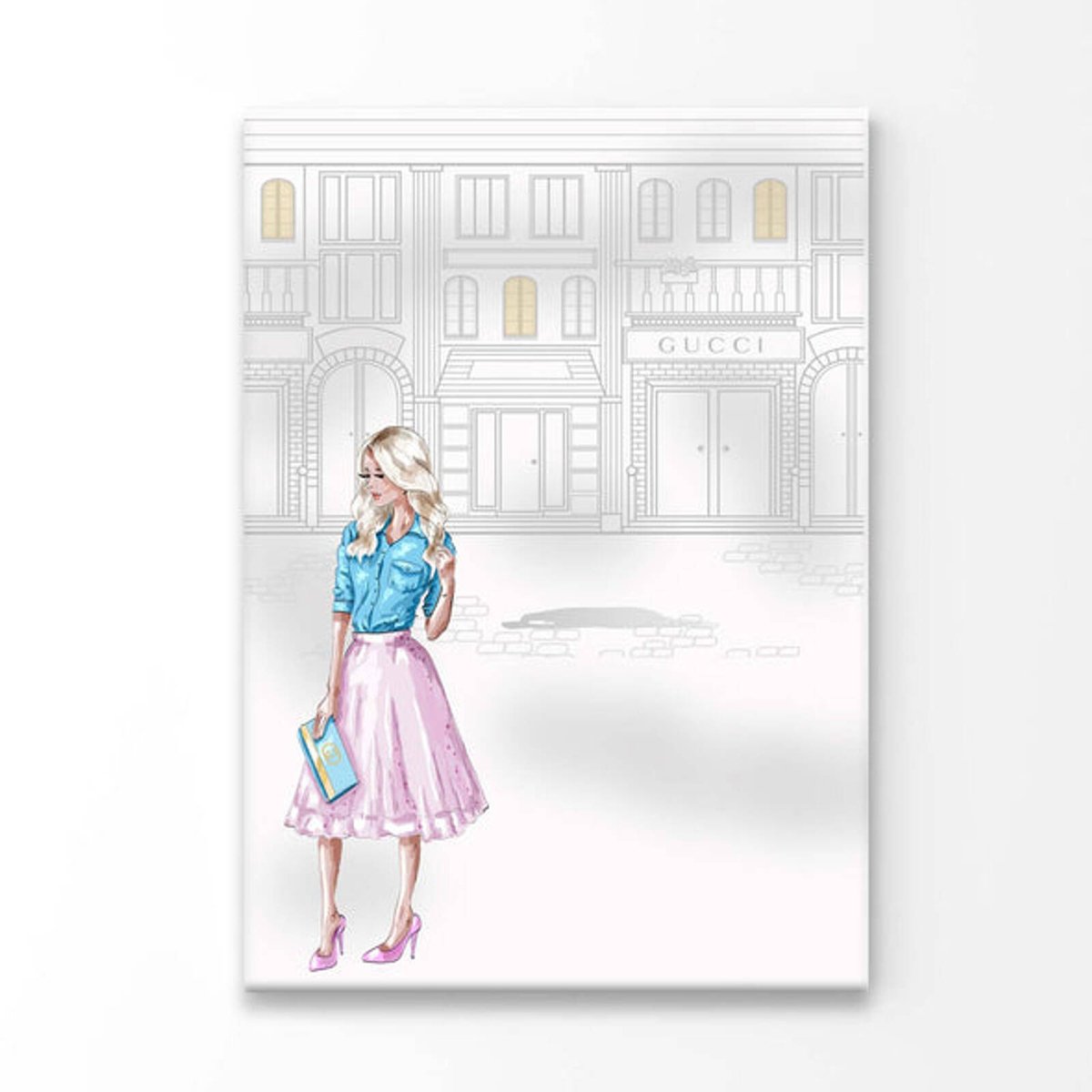 Stylish Woman Print 100% Australian Made 40 x 50cm (Acrylic) - Bunnings ...