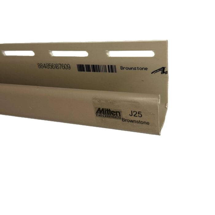 Mitten Vinyl Australia 3.66m Brownstone J25 Trim Vinyl Cladding ...