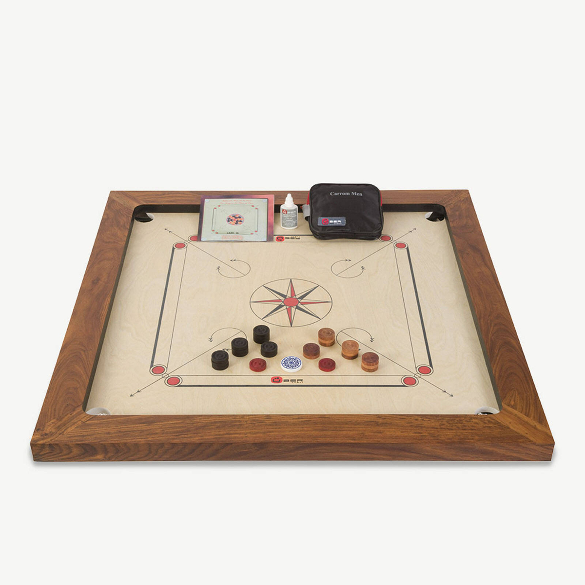 Premium Championship Carrom Package Including Bag and Stand - Bunnings ...