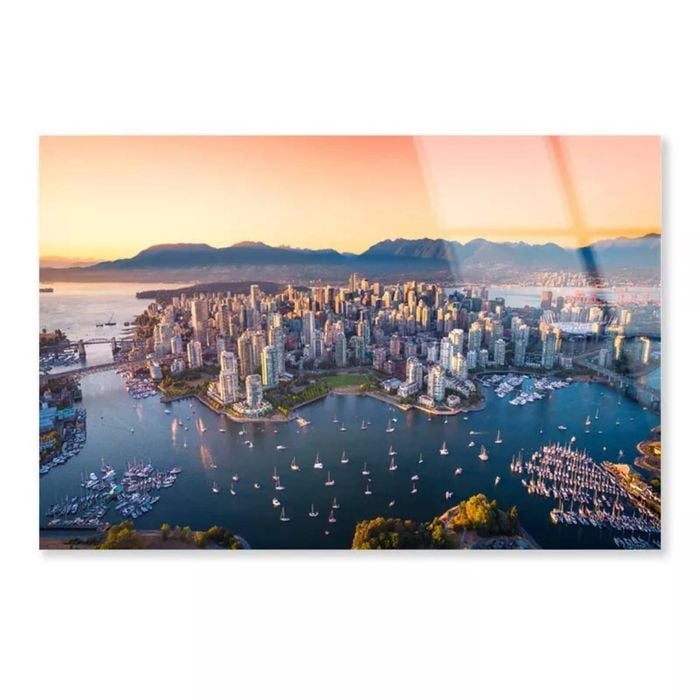 Beautiful Aerial View Print 100% Australian Made 90 x 60cm (Acrylic ...