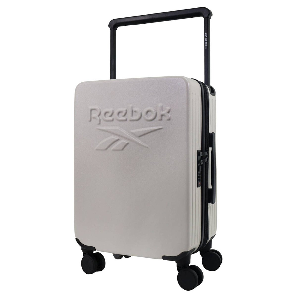 Reebok Expedition Cabin Hard-Shell Suitcase Travel Luggage 54cm White ...