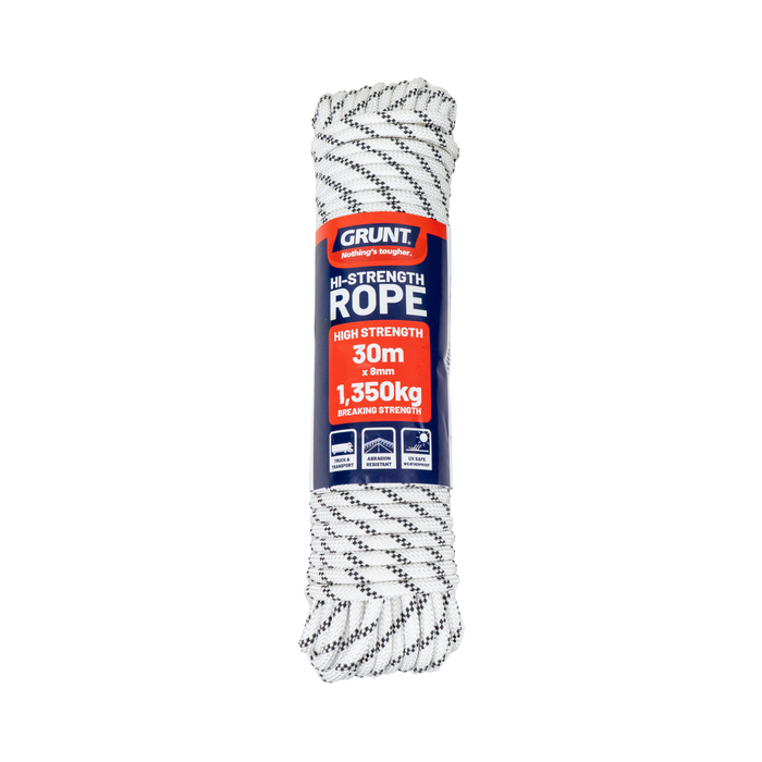 GRUNT 8mm x 30m High Strength Rope - Bunnings Australia