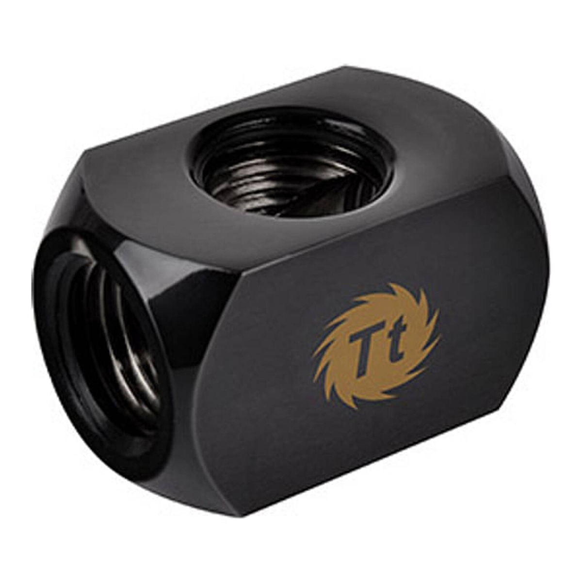 Thermaltake Pacific 4-Way G1/4 Connector Block [CL-W034-CU00BL-A] - Bunnings Australia