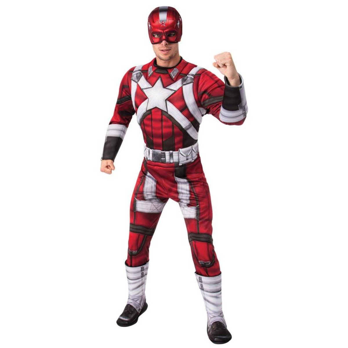 Marvel Red Guardian Halloween Costume for Adults with Muscle Chest ...