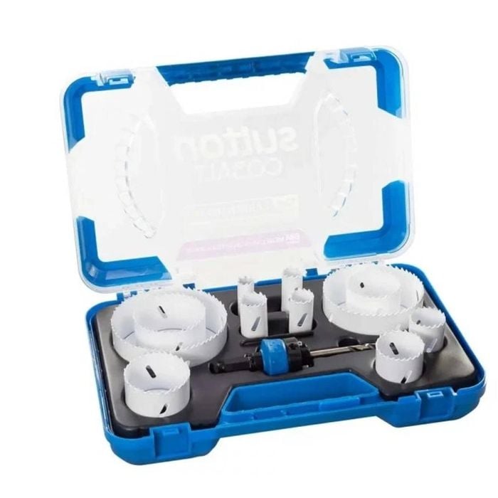 Sutton Tools 13 Piece Bi-Metal Viper Cobalt Maintenance Holesaw Set ...