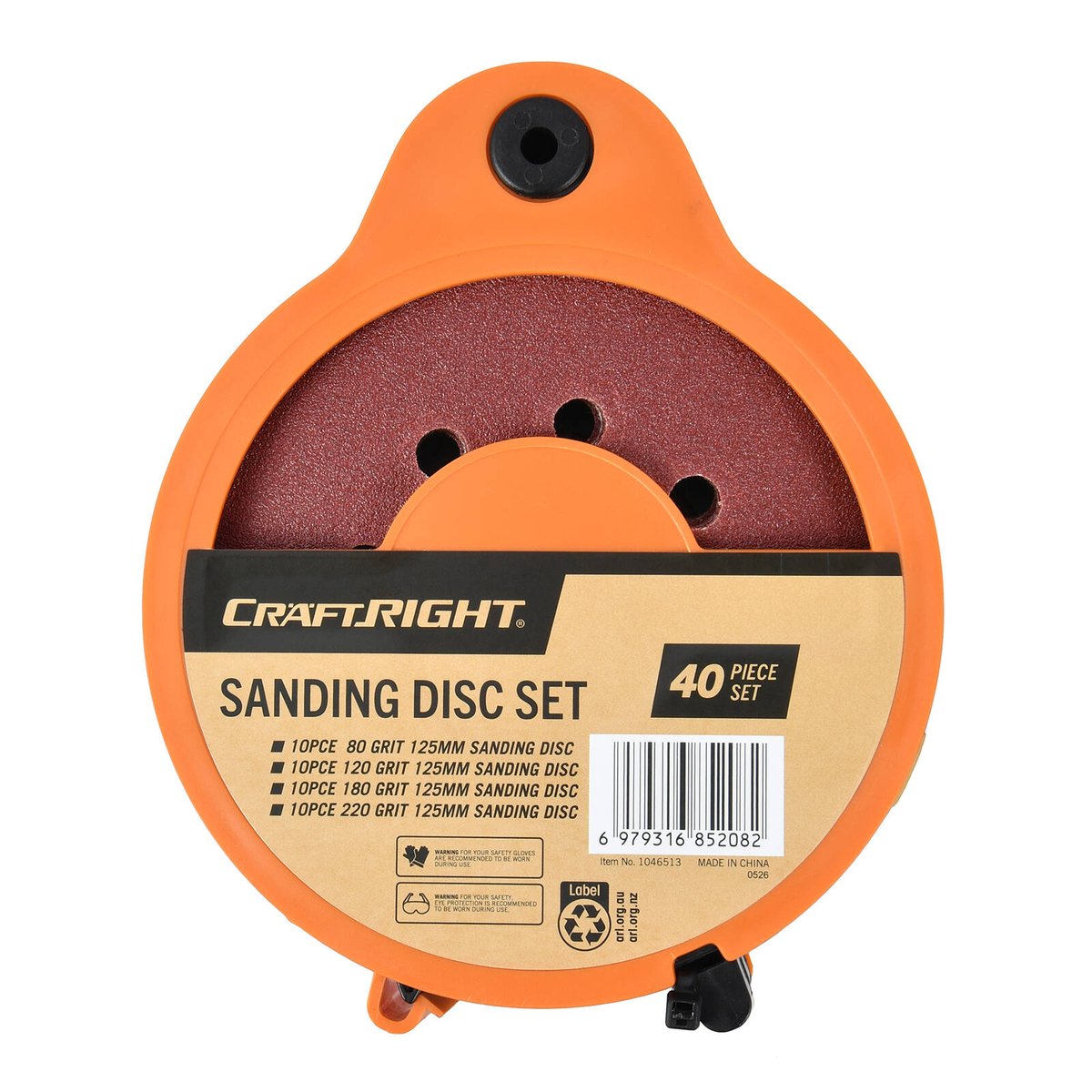 Craftright 40 Piece Sanding Disc Set - Bunnings Australia