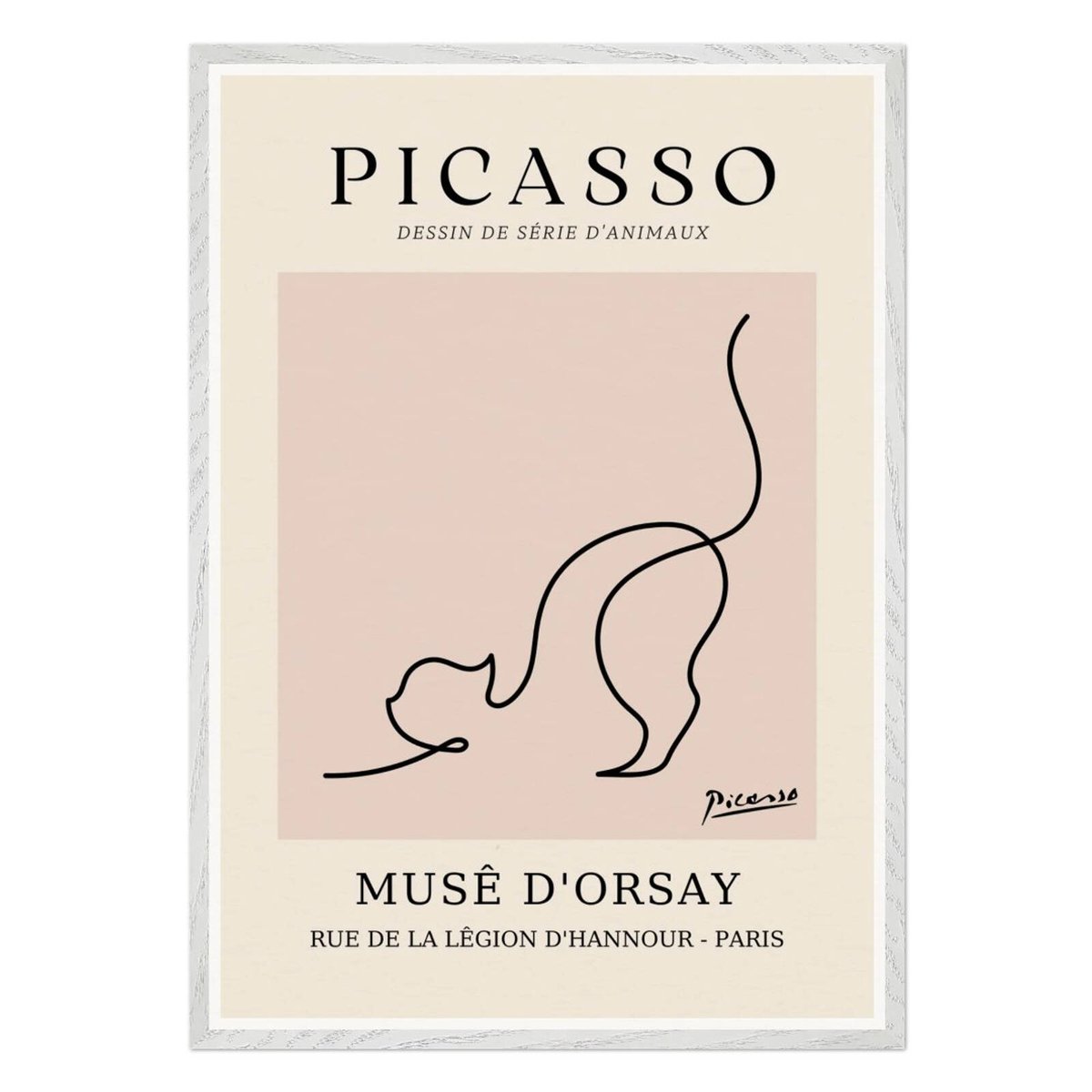Galrie Picasso's Elegant Cat Art Print Premium Museé d'Orsay Collection ...