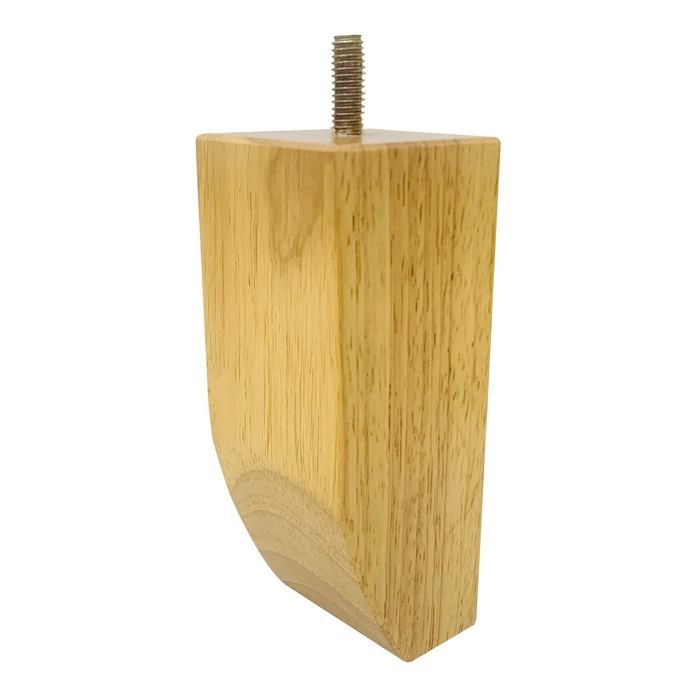 Adoored 60 x 150mm Lacquered Wood Curved Furniture Leg Bunnings Australia