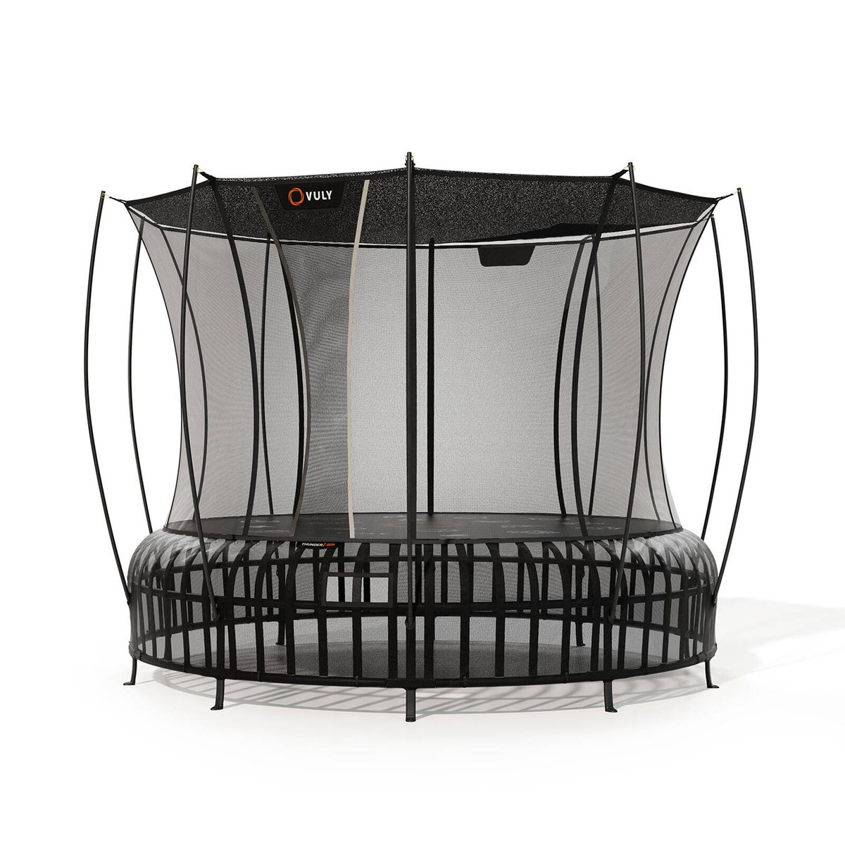 VULY Thunder 2 Pro Large 14ft Springless Trampoline with Enclosure ...