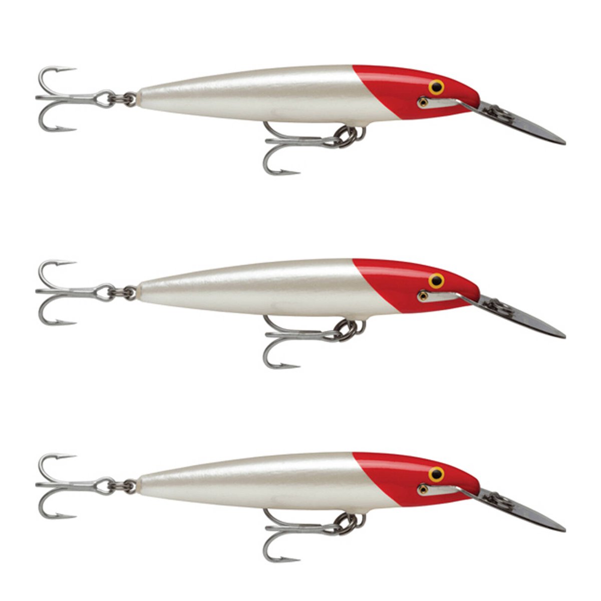 3x Rapala 11cm Countdown Magnum Sinking Trolling Fishing Lures - Redhead - Bunnings Australia