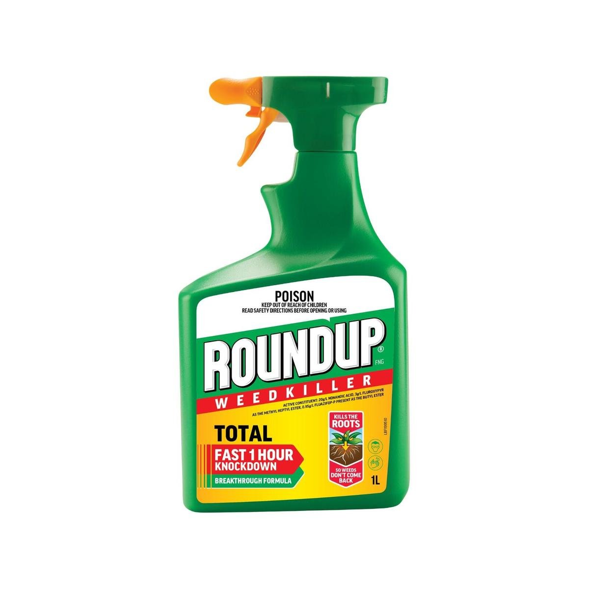 Roundup Total Weedkiller 1L Ready To Use Sprayer - Bunnings Australia