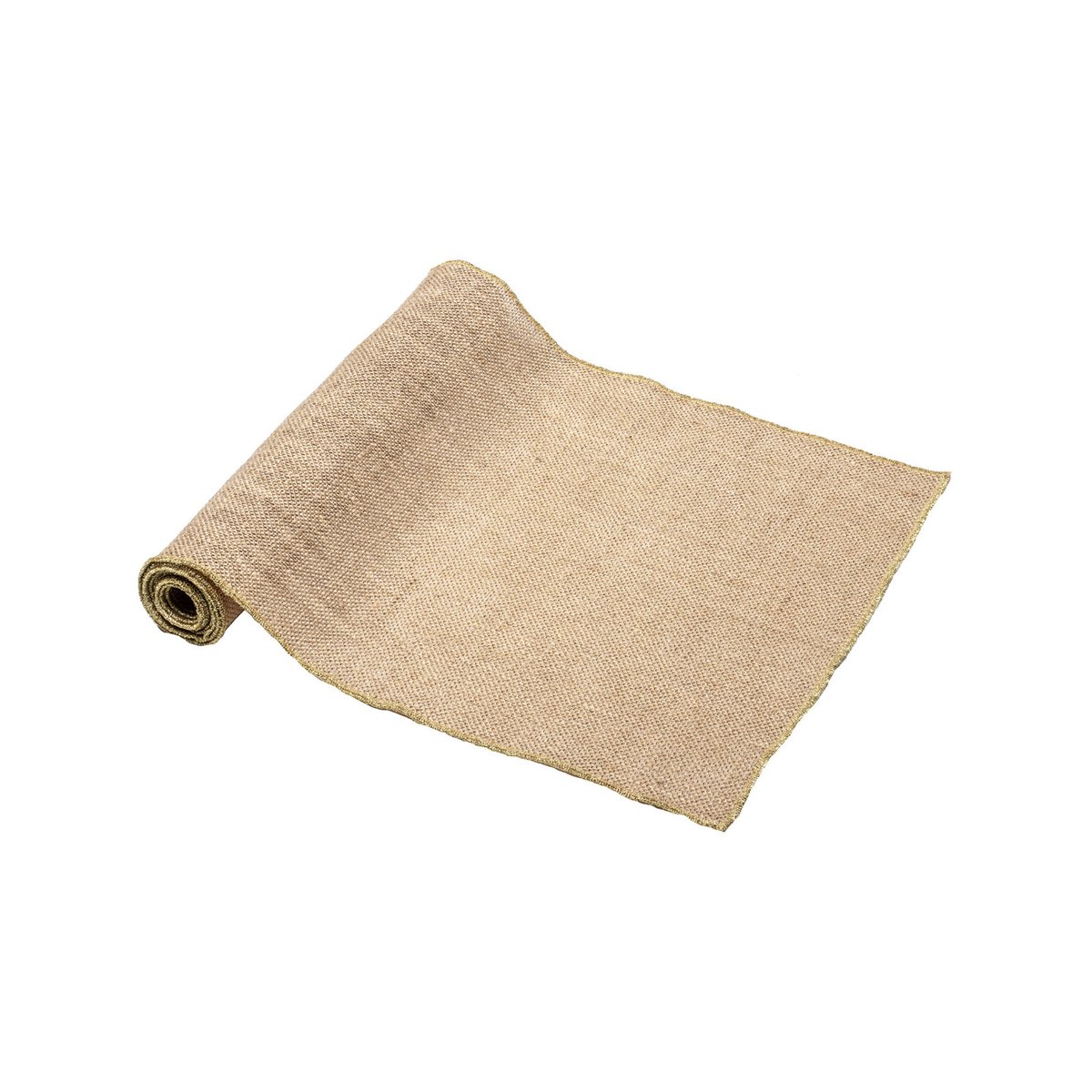 Ladelle Starry Gold Lurex Woven Jute Table Runner/cloth 33x150cm ...