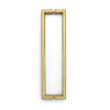 LANE Pull Handle Entrance Brushed Brass Square L537941 - Bunnings Australia